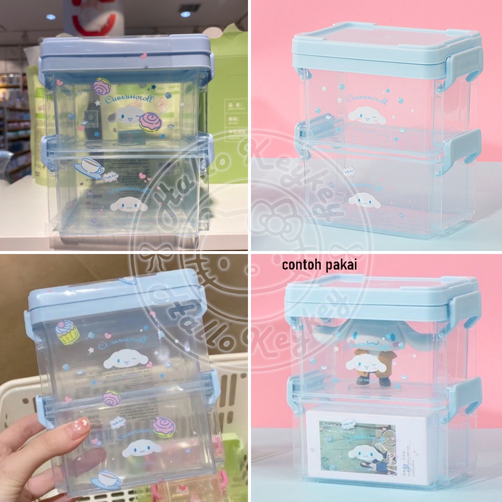 Jual set kontainer kecil plastik 2 pcs cinnamoroll original sanrio ...