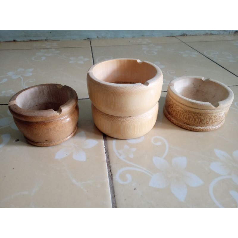Jual Asbak bambu asli berkualitas murah unik | Shopee Indonesia