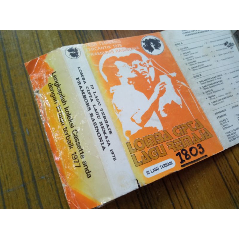 Jual Kaset pita lawas 10 LAGU TERBAIK LCLR 1978 PRAMBORS RASISONIA ...