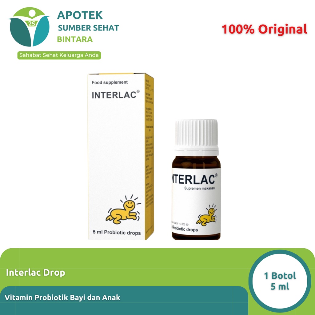 Jual Interlac Drop Probiotik Untuk Bayi | Shopee Indonesia