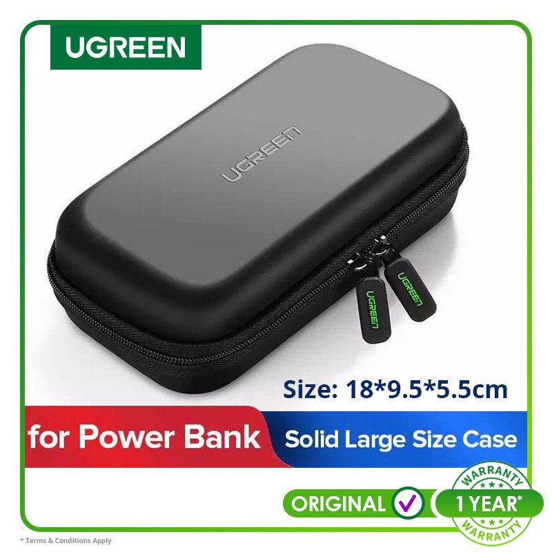 Jual UGREEN STORAGE BAG TRAVEL TAS HARD CASE POUCH HARDISK EKSTERNAL ...