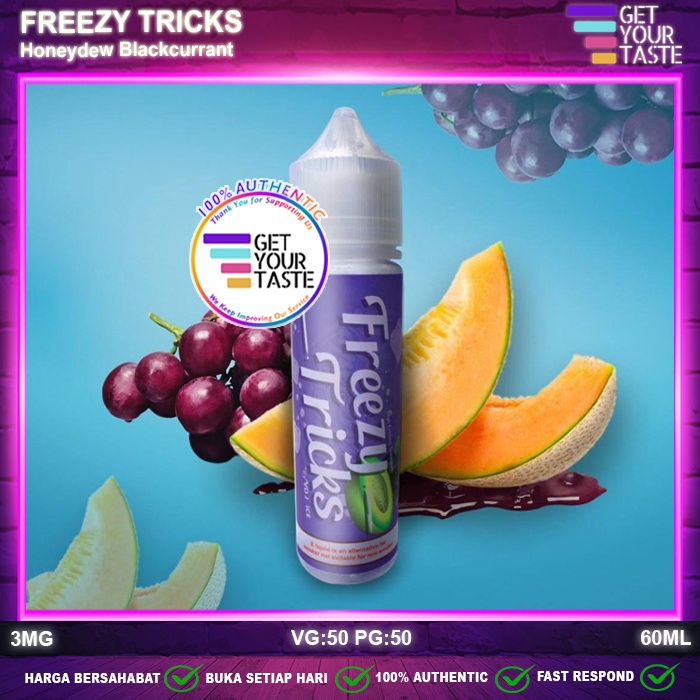 Jual Liquid Freezy Tricks Honeydew Blackcurrant 60ML by VD Juice ...