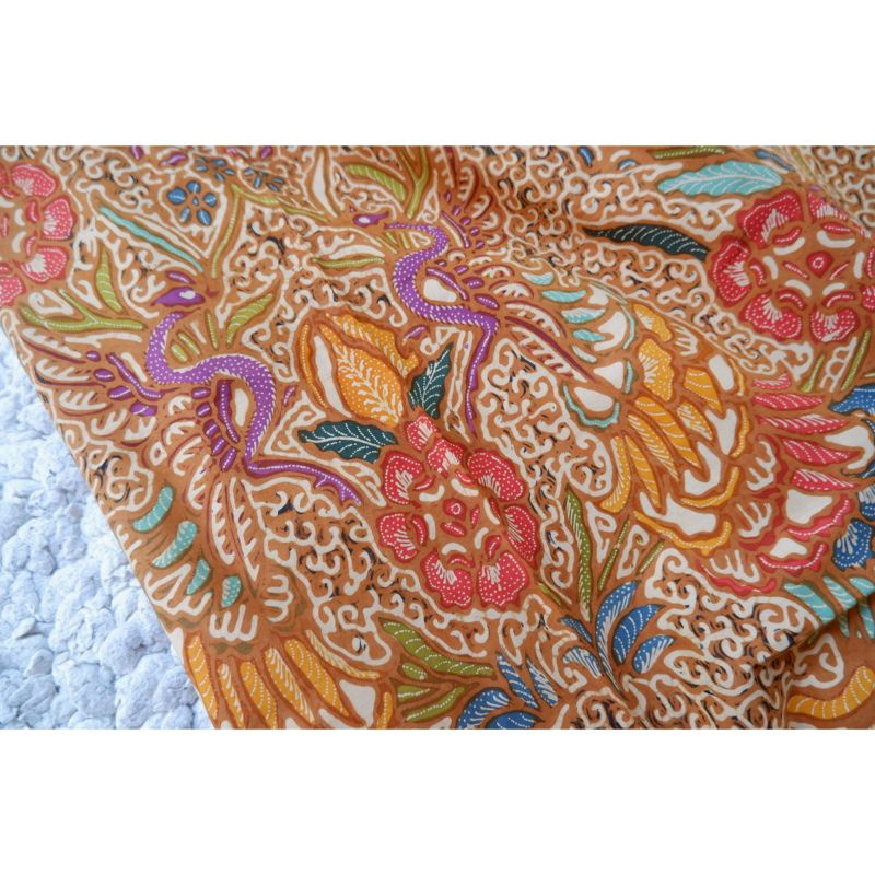 Jual Kain Batik FULL TULIS Asli Premium Soga Babar Jawa Motif Merak ...