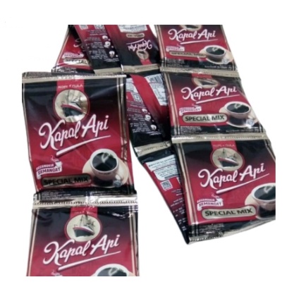Jual KAPAL API SPECIAL MIX / KOPI PLUS GULA / KOPI HITAM 1 RENCENG ISI ...