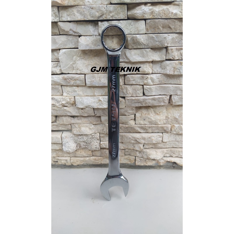 Jual KUNCI RING PASS - COMBINATION WRENCH 27mm TETSU | Shopee Indonesia