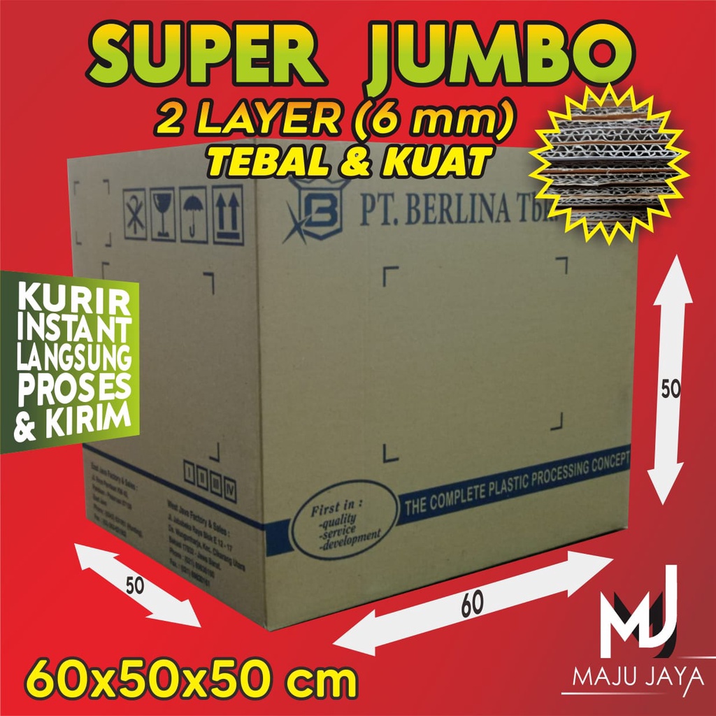 Jual Kardus Pindahan Tebal Penyimpanan Kotak Box Pengiriman Baru Jumbo ...