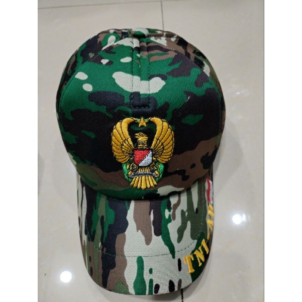 Jual TOPI PET LORENG TNI AD TERBARU/BAHAN DRAIFIT/lLOGO BORDER | Shopee ...