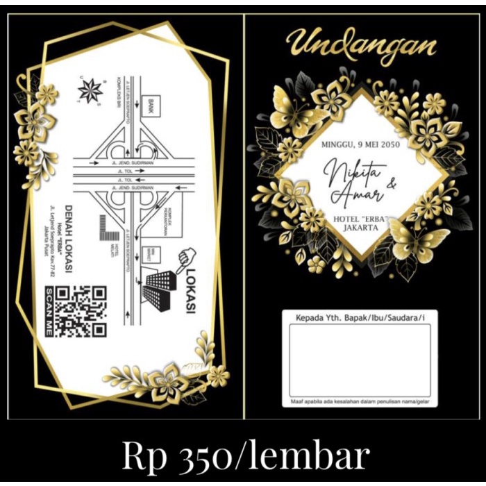 Jual Blangko Undangan Pernikahan ERA BARU / ERBA 2209 COVER Mirip Falah ...