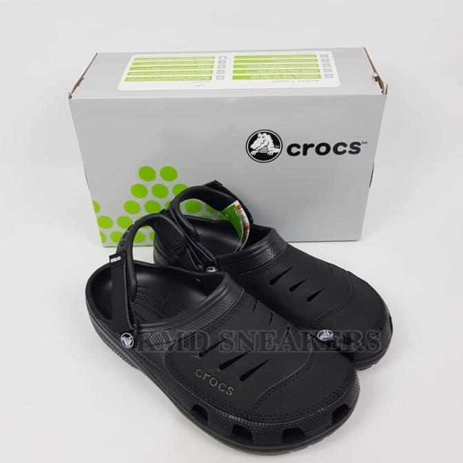 Jual Harga Gudang Crocs Yukon Leather/Sepatu Sandal Pria/Sepatu Sandal Crocs/Crocs Bapau ...