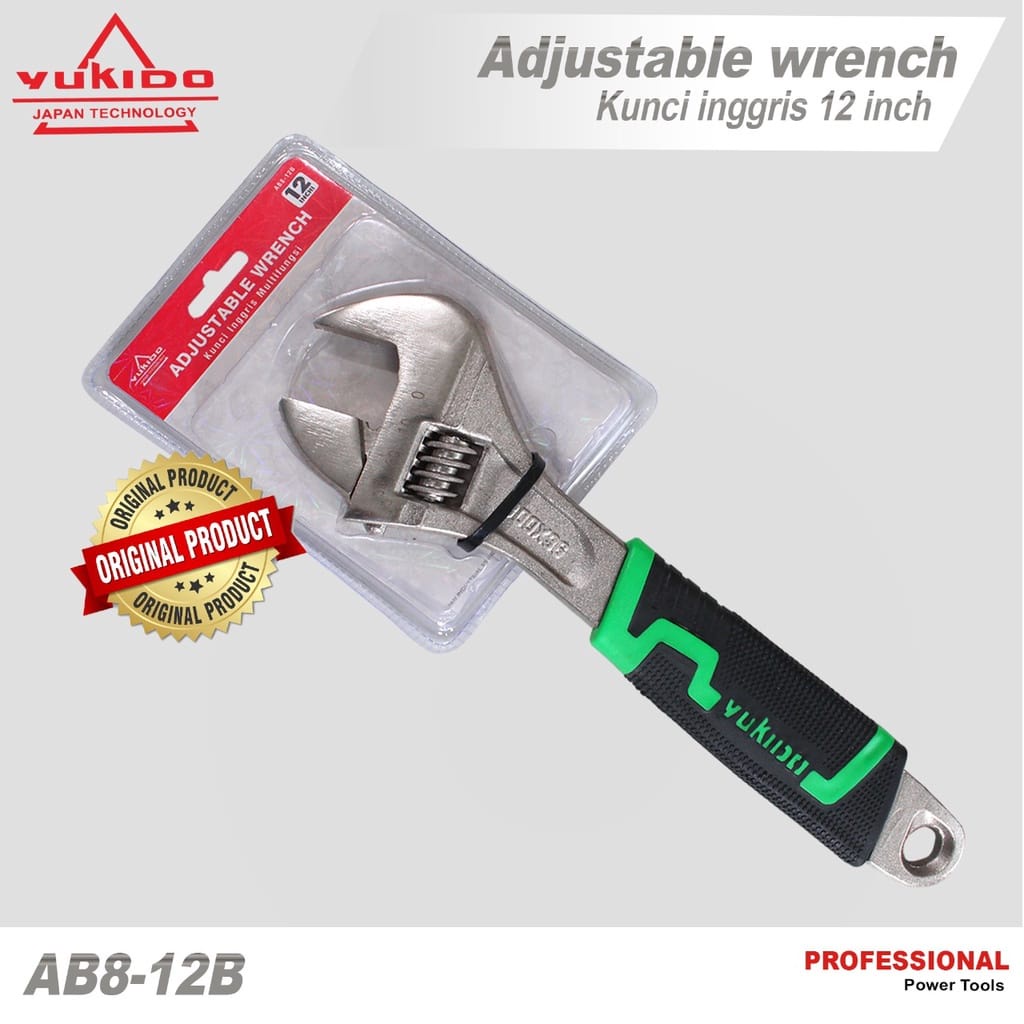 Jual PROMO !! KUNCI INGGRIS 12 inch Adjustable Wrench ukuran 6 IN 8 IN ...