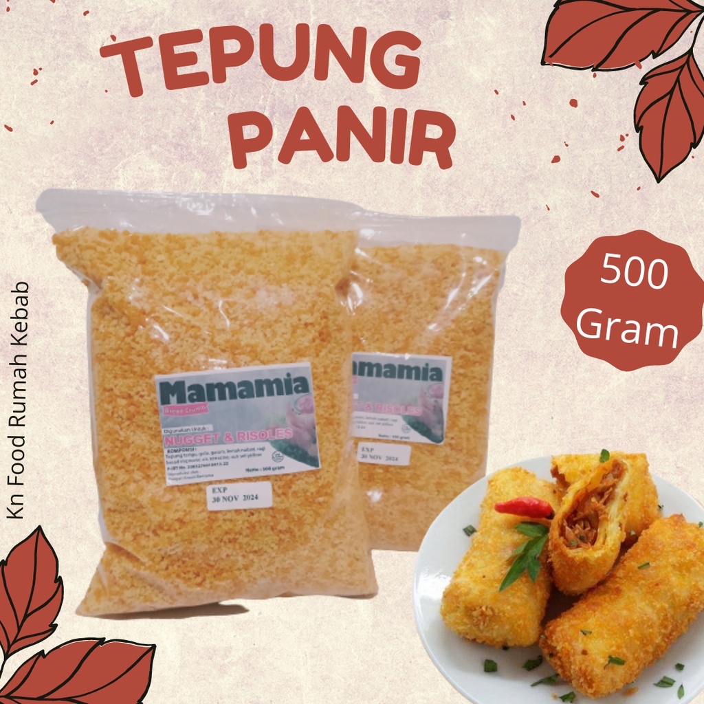 Jual Panko | Bread Crumb | Tepung Panir | Tepung Roti kemasan 500g ...