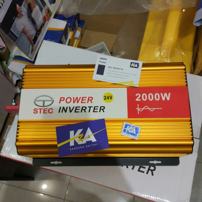 Jual Penghemat Listrik Pure Sine Wave Psw Inverter Stec 24V 24 V 2000W 2000 W Watt | Shopee ...