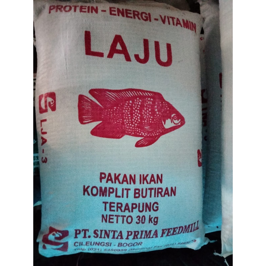 Jual LAJU -3 30kg pelet tenggelam pakan ikan udang umpan pancing pelet ...