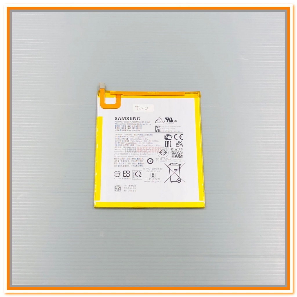 Jual BATERAI SAMSUNG T220 / T225 TAB A7 LITE / BATRE SAMSUNG HQ-3565S | Shopee Indonesia