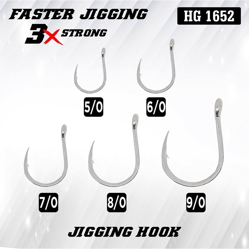 Jual FASTER JIGGING HOOK HG1652 1 PCS | Shopee Indonesia