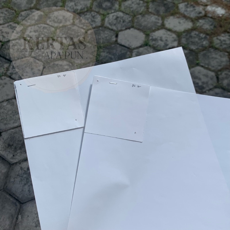 Jual Kertas Art Paper Art Carton AP 70 85 gr gram gsm Putih Ivory F4 ...