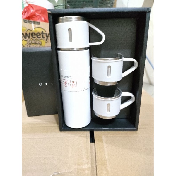 Jual ( OTP ) TERMOS SULTAN POLOS TERMOS VACUM FLASK GIFT BOX HAMPERS ...