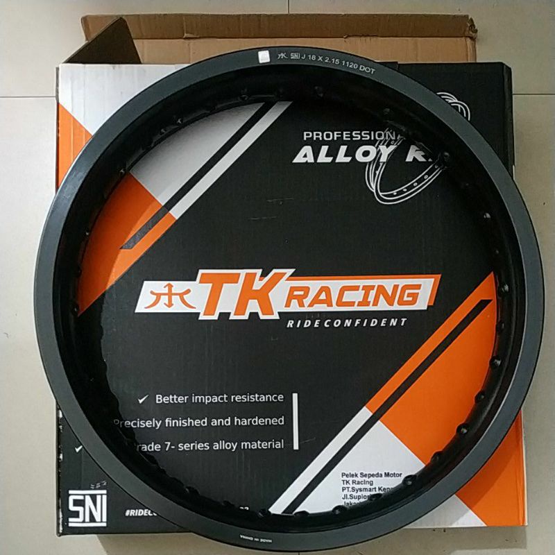Jual VELG TK RACING 160 185 215-18 BLACK | Shopee Indonesia
