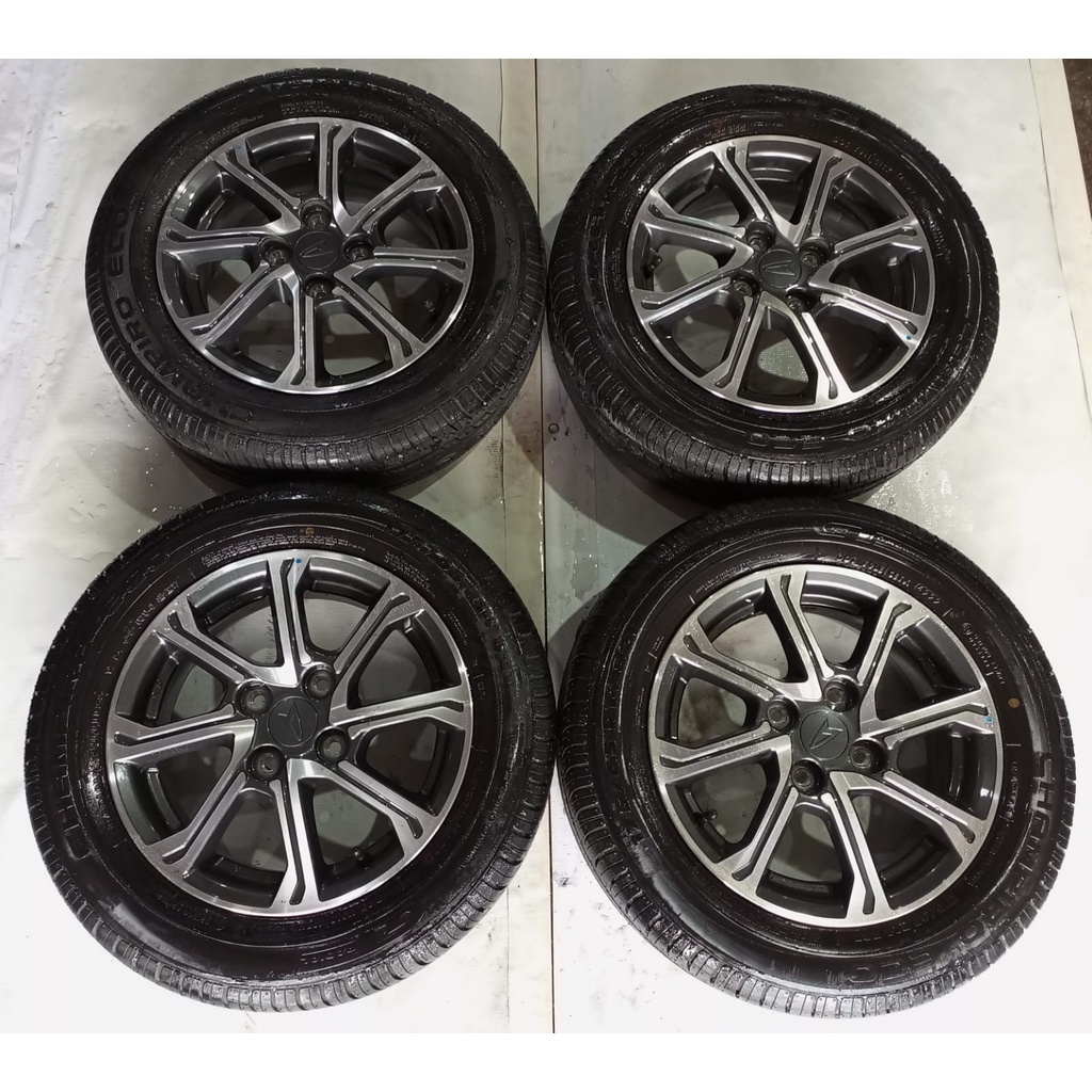Jual VELG MOBIL SECOND STANDAR AYLA RING 14 LEBAR 5 PCD 4X100 + BAN GT 175 65 R14 | Shopee Indonesia
