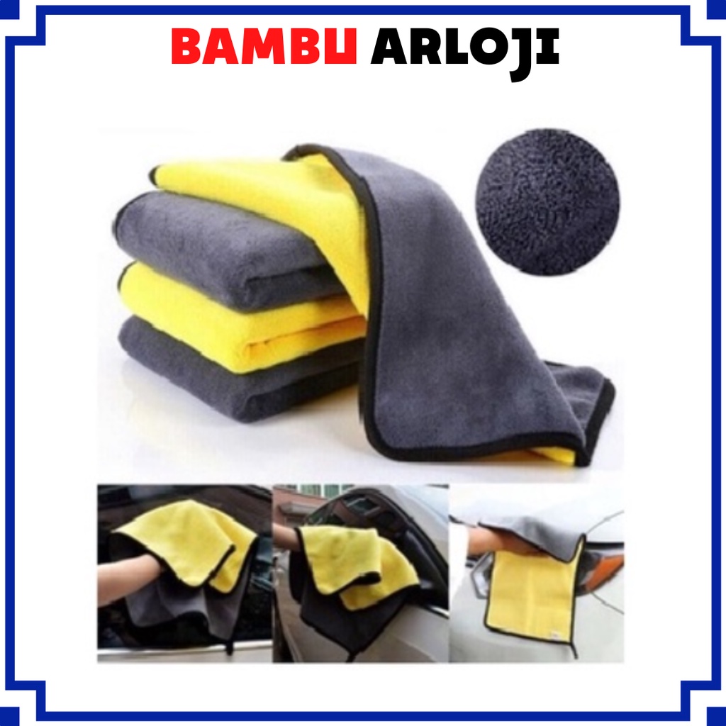 Jual BAJ Kain Lap Microfiber 30x30 Mobil Motor Lap Kaca Meja Lembut ...