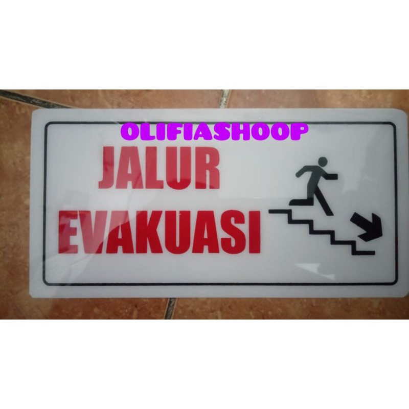 Jual MIKA SIGN JALUR EVAKUASI | Shopee Indonesia