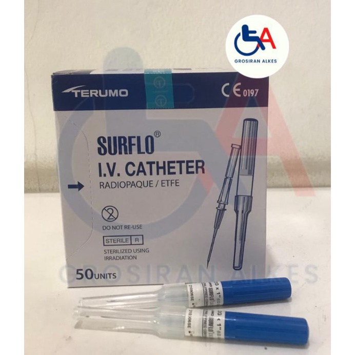 Jual surflo IV catheter terumo 22G- terumo 22G | Shopee Indonesia