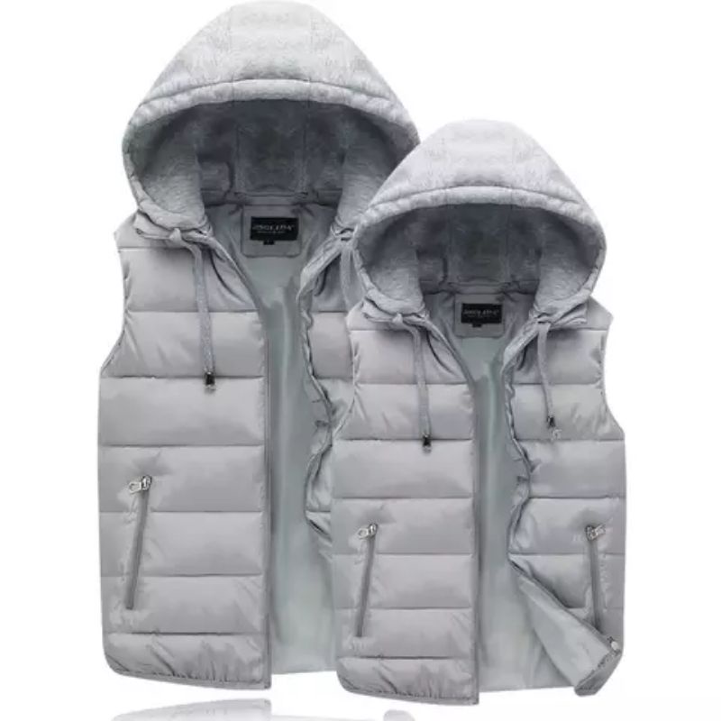 Jual jaket Rompi puffer jaket rompi tampa lengan ristsleting musim ...