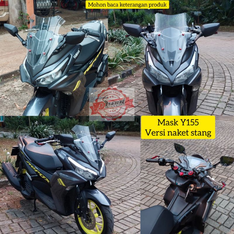 Jual Kedok Trondol NEW AEROX 155 kedok Y155 Versi untuk trondol lengkap dengan sepion | Shopee ...