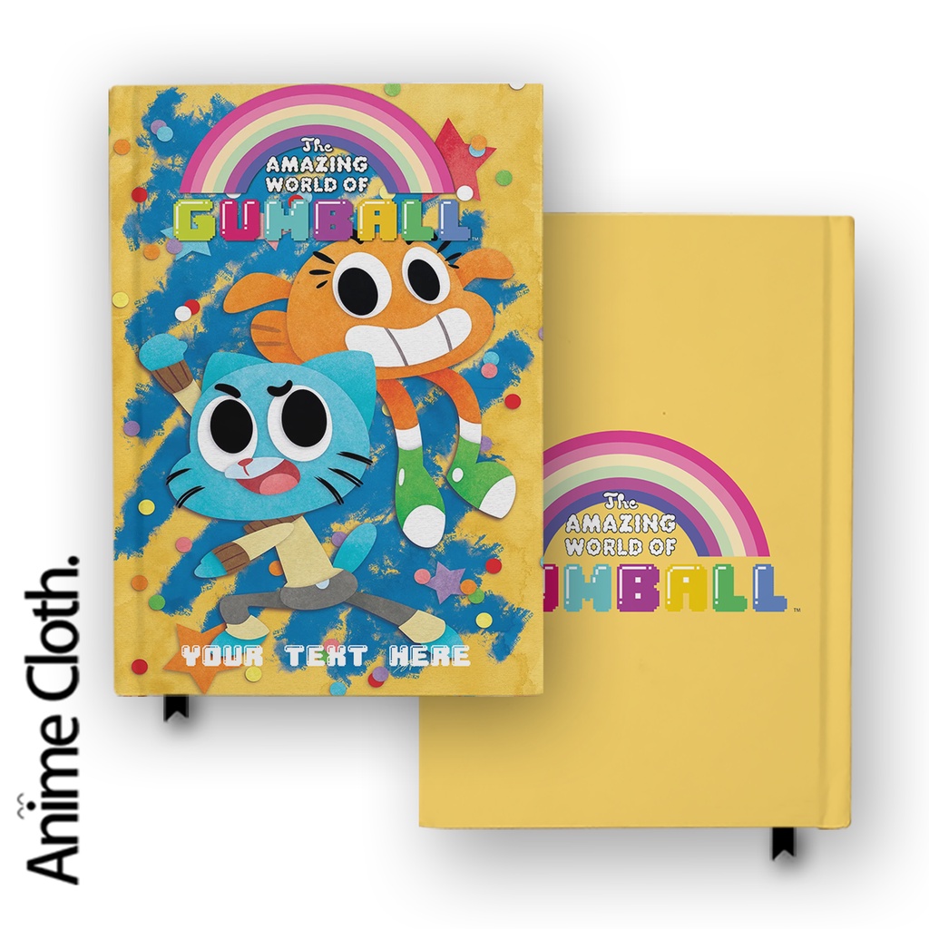 Jual Buku Catatan Notebook Gumball 3 Darwin Face Hardcover Custom ...