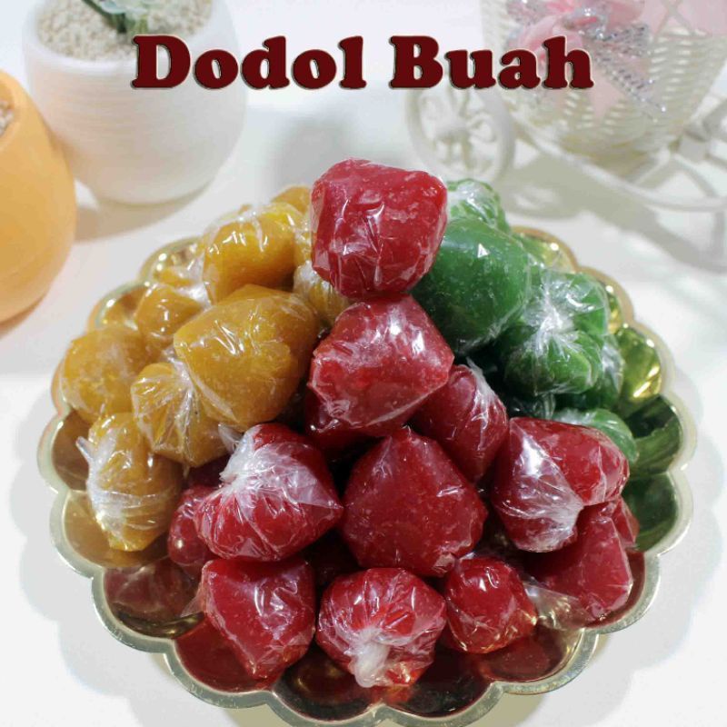 Jual DODOL BUAH - BUAHAN 250GR MELON NANAS STRAWBERRY DODOL GARUT RASA ...