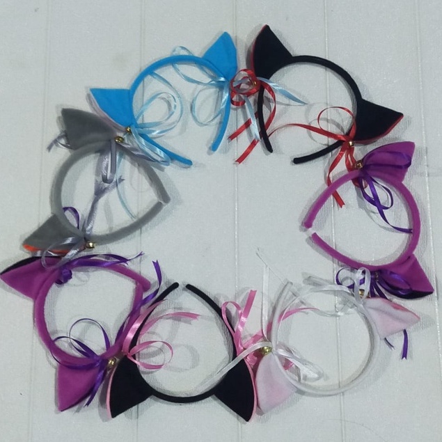 Jual Bando kucing Nekomimi cosplay / headband kawaii / bando anti patah ...