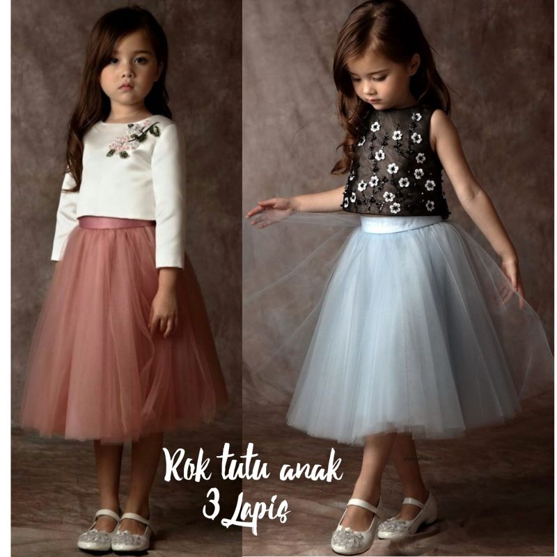 Jual Rok tutu tile 3 lapis/Rok tutu tanggung/Rok tutu import/Rok tutu ...