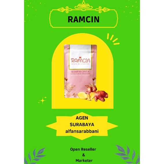 Jual RAMCIN||RAMUAN CINTA||ASLI RIMPANG PREMIUM||MINUMAN HERBAL||RESEP ...