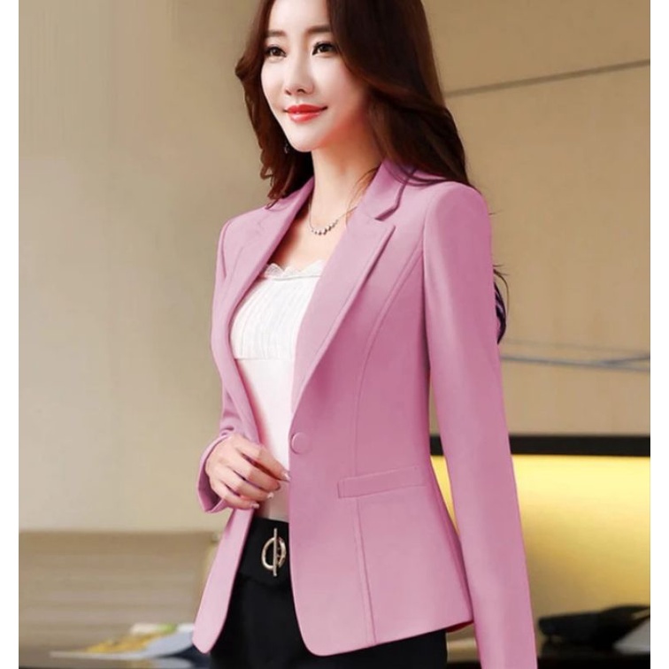 Jual Blazer Kerja Wanita / Jas Blazer Cewek Terbaru / Jas Formal ...