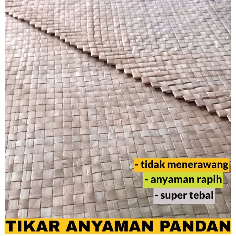 Jual Tikar Anyaman Pandan Jumbo Ukuran 2Meter Samak Putihan Jenazah ...