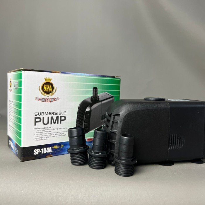Jual Submersible Pump SPA 104 A Pompa Celup Aquarium 25 Watt 2200 L/H ...
