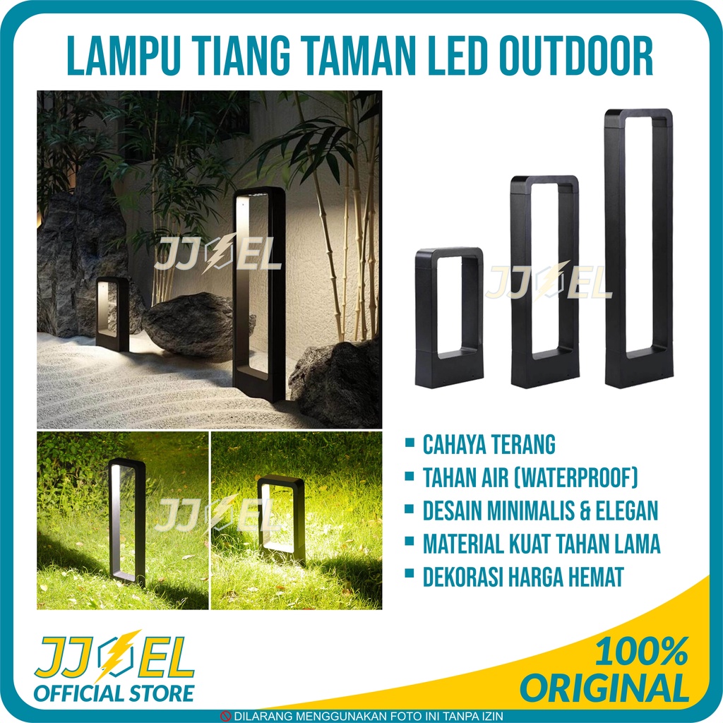 Jual Lampu Tiang Minimalis Teras Rumah Pagar Hias Dekorasi Taman ...