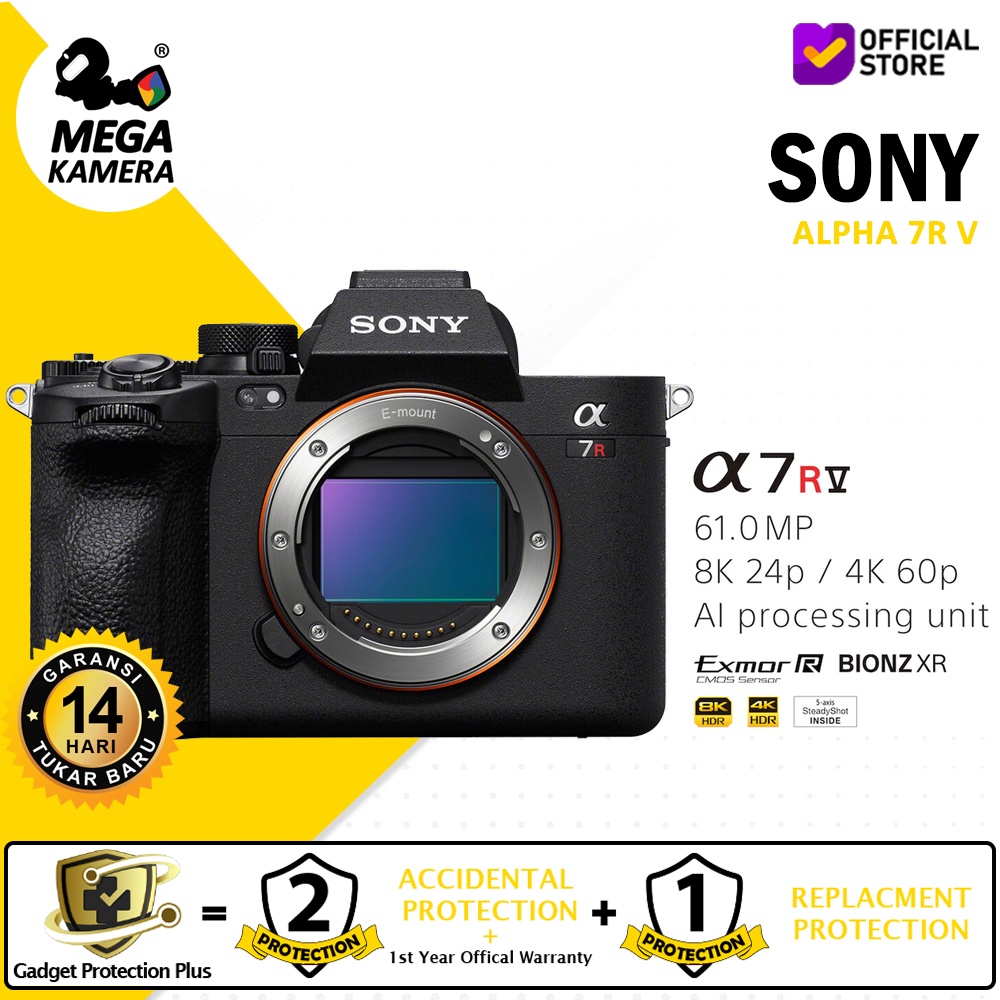 Jual Sony ALpha A7R V BO Mirrorless Camera - A7RV A7R Mark 5 A7R5 Alpha 7RV | Shopee Indonesia