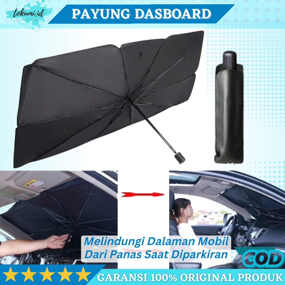 Jual Payung Pelindung Anti Panas Interior Mobil Depan Dashboard Dasbor ...
