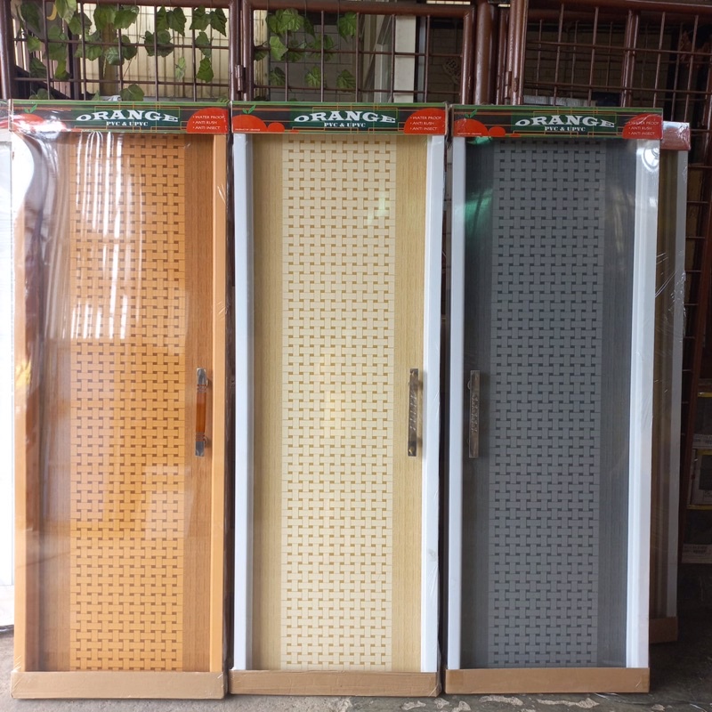 Jual pintu pvc tebal kamar mandi, ruangan, kamar tanpa cermin kaca abu ...