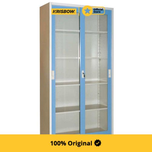Jual Krisbow File Cabinet Lemari Kantor Pintu Geser 4 Tingkat | Shopee ...