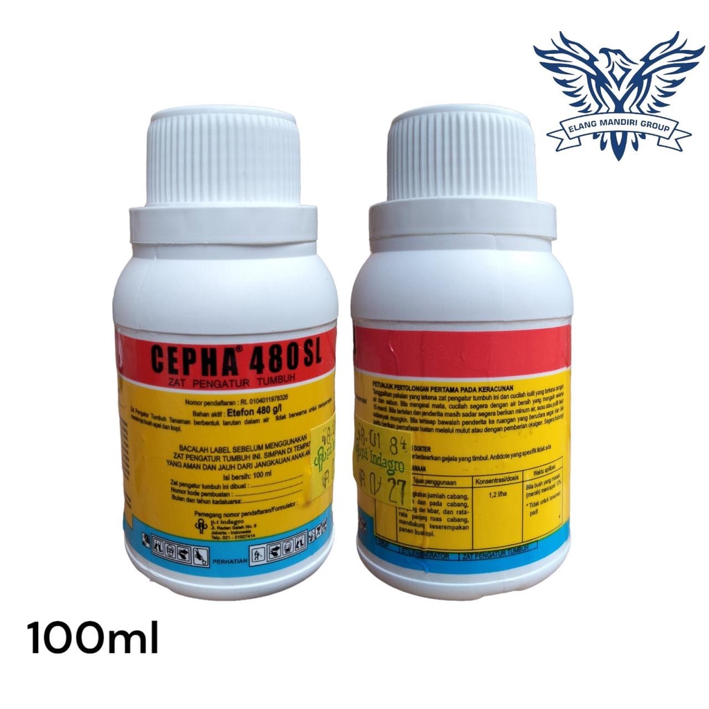 Jual Cepha 480SL 100ml Etefon 480g/l Karbit Cair Pupuk Hormon Tanaman ...
