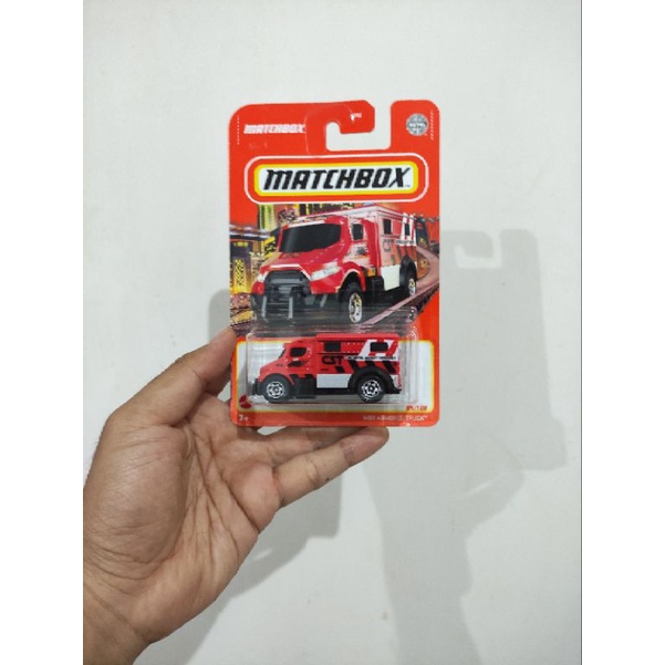 Jual Matchbox MBX Armored Truck Merah | Shopee Indonesia
