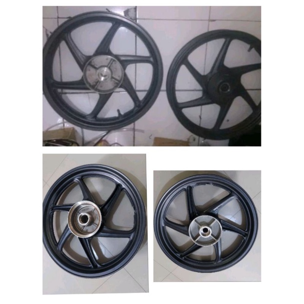 Jual Velg racing Velek honda verza depan belakang New megapro Original ...