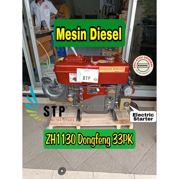 Jual mesin diesel S 1130 Dongfeng elektrik stater 33hp | Shopee Indonesia