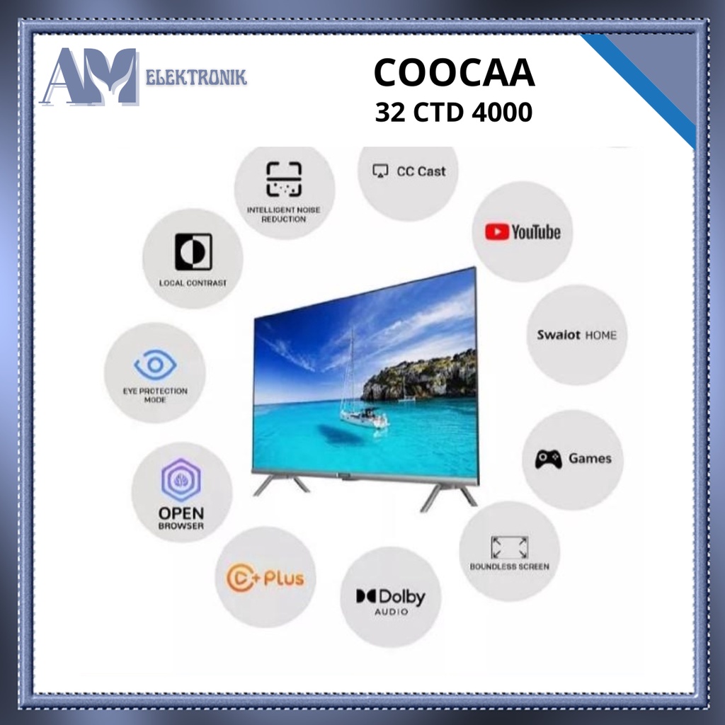 Jual TV LED COOCAA 32 CTD 4000 / 32 INCH DIGITAL SMART TV | Shopee ...