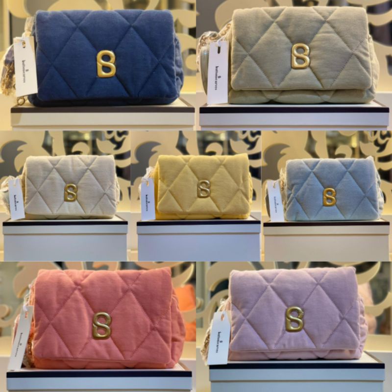 Jual BUTTONSCARVES ZOEY DENIM BAG | Shopee Indonesia