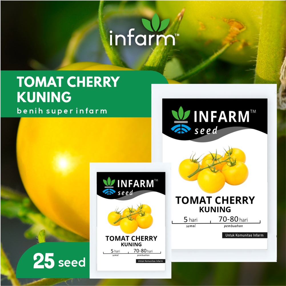 Jual INFARM - Benih Super Tomat Cherry Kuning | Shopee Indonesia