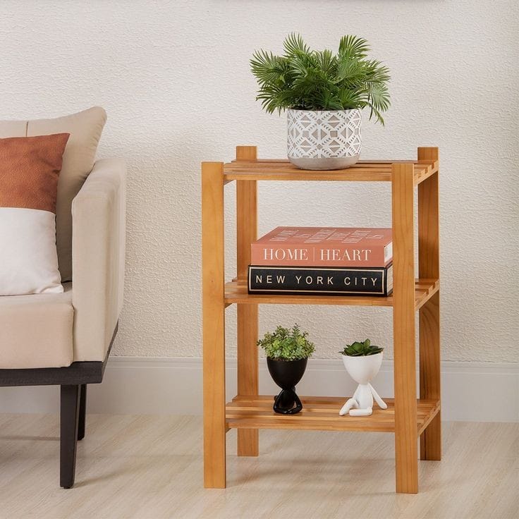 Jual Rak multifungsi estetik minimalis 3 Susun AWC Bahan solid wood Uk ...