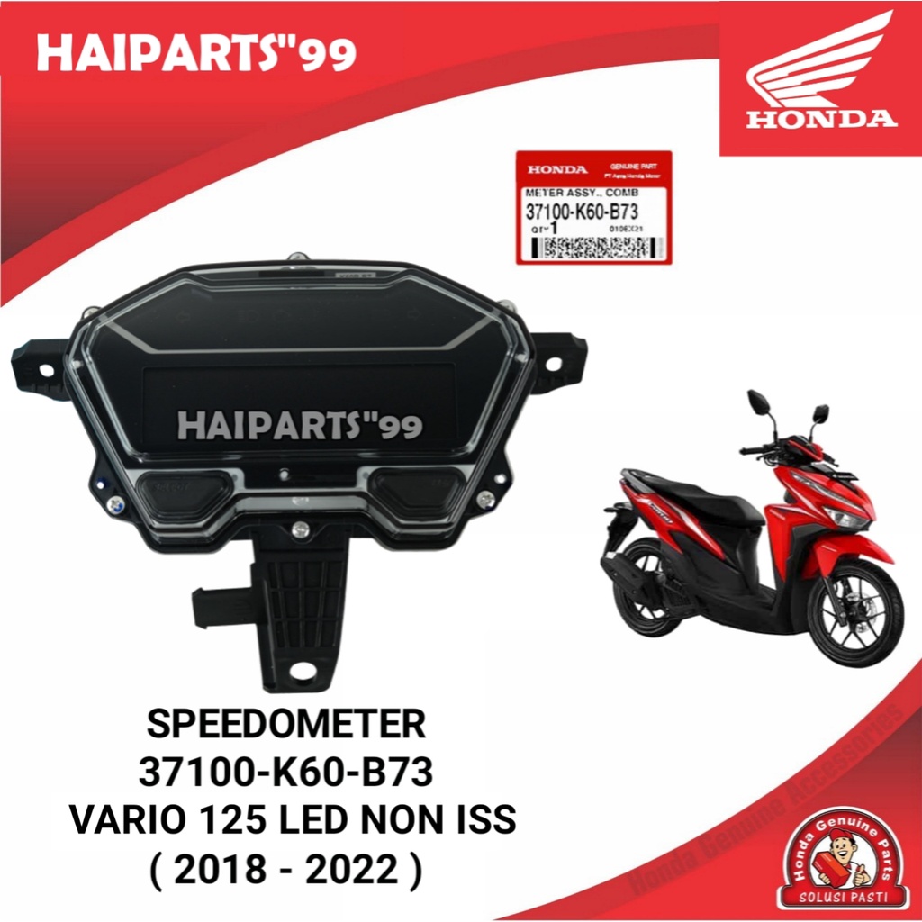 Jual Speedometer Assy Spedo Meter Kilo Meter Km Assy Honda Vario 125 ...
